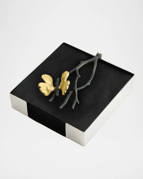 Michael Aram Butterfly Ginkgo Cocktail Napkin Holder - One-color