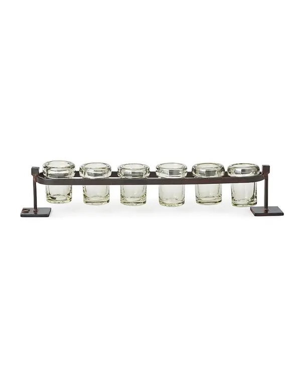 JAN BARBOGLIO 6-votive Firedance Railroad Votive Holder