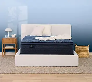 SERTA Perfect Sleeper Cobalt Calm 15' Pillow To P Mattress-twi