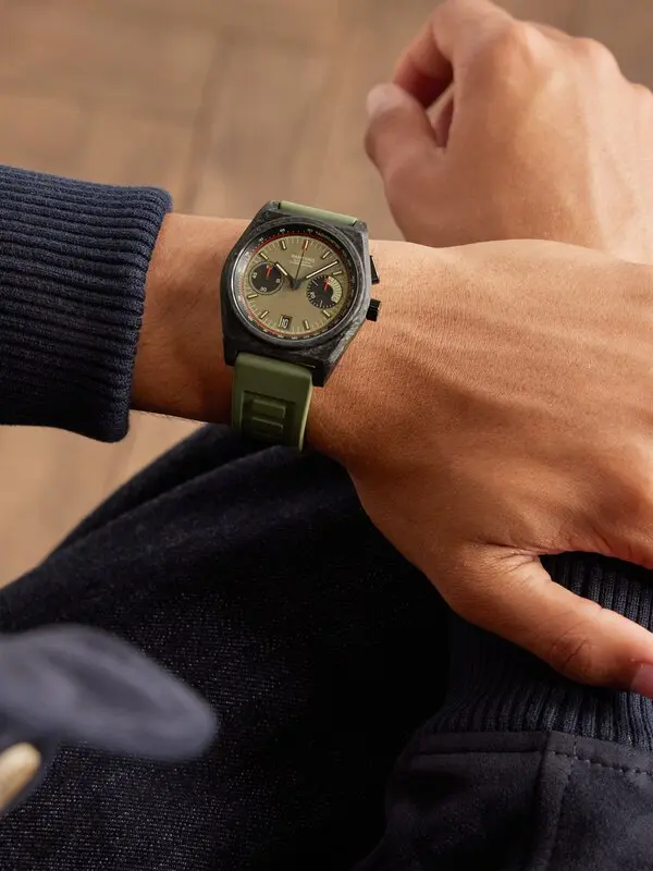 BAMFORD WATCH DEPARTMENT B347 Automatic Chronograph 41.5mm Watch - Green