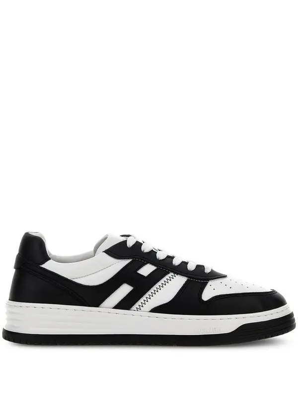Hogan H630 Perforated Low-top Sneakers - Black