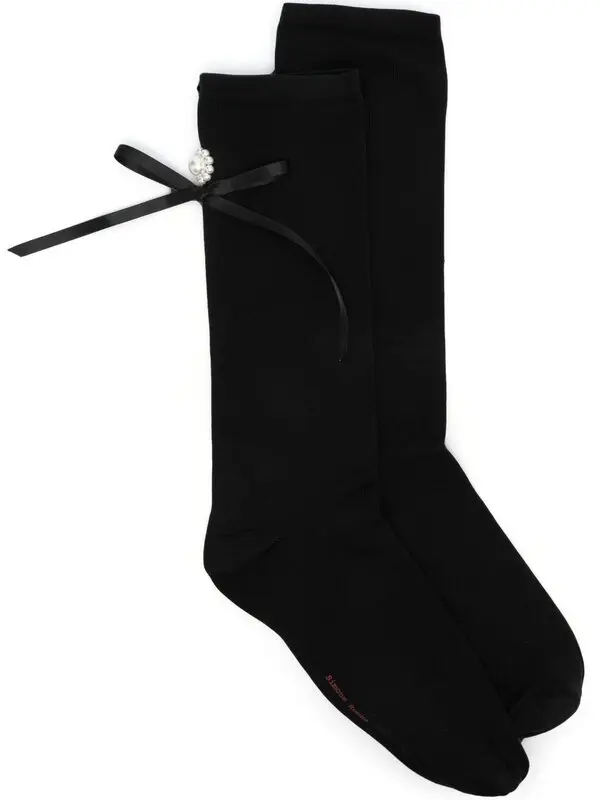 Simone Rocha Pearl-embellished Socks