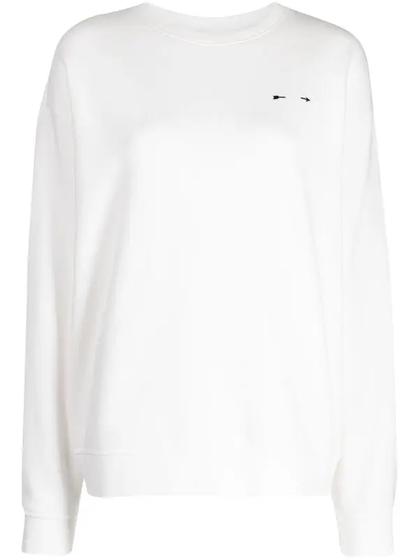 The Upside Saturn Logo Sweatshirt - White