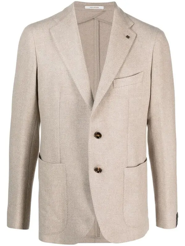 Tagliatore Single-breasted Virgin Wool-blend Blazer