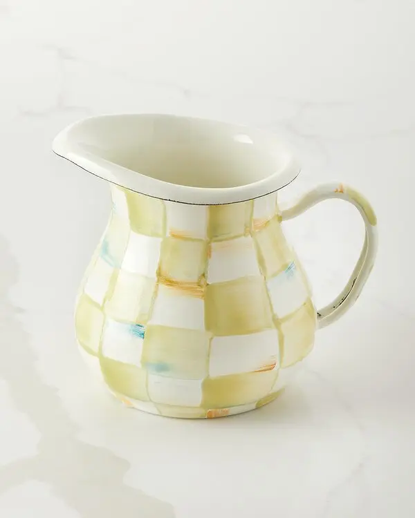 MACKENZIE-CHILDS Parchment Check Creamer - One-color