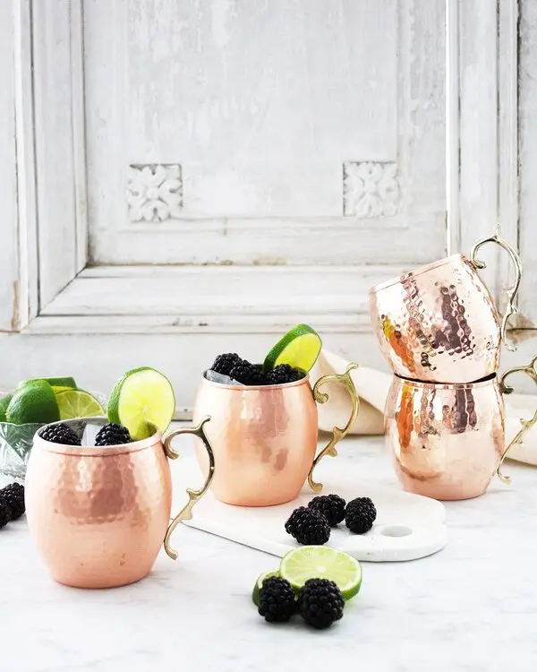 COPPERMILL KITCHEN Vintage-inspired Mugs, Set Of 4