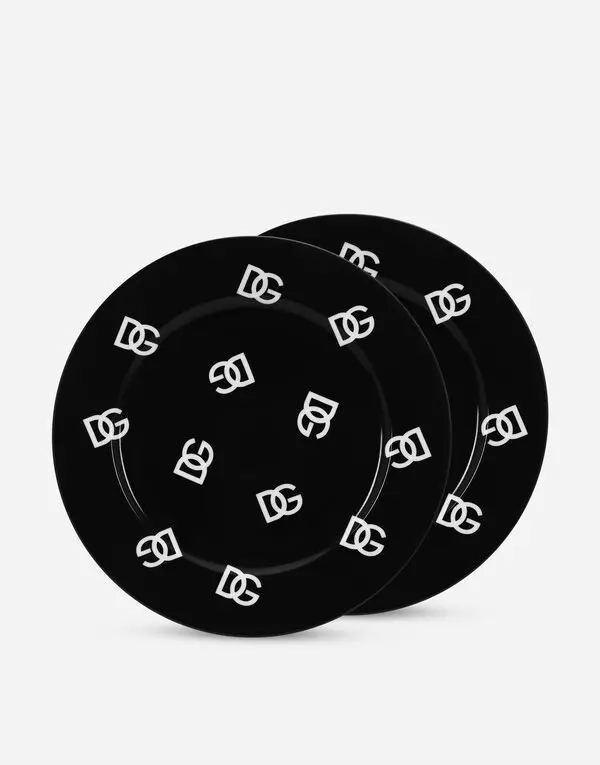 Dolce & Gabbana Set 2 Porcelain Dinner Plates