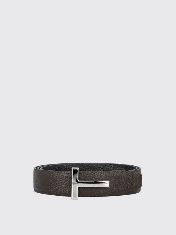 TOM FORD Leather Belt - Brown