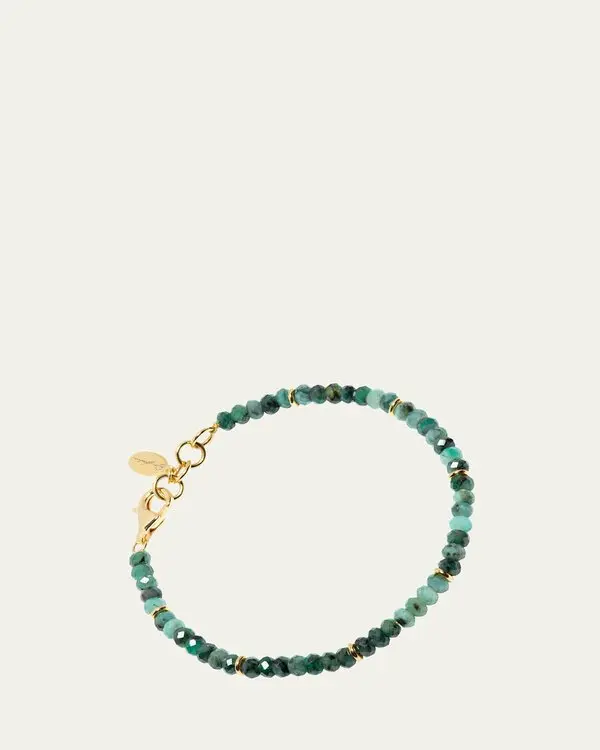 JAN LESLIE Beaded Bracelet - Emerald