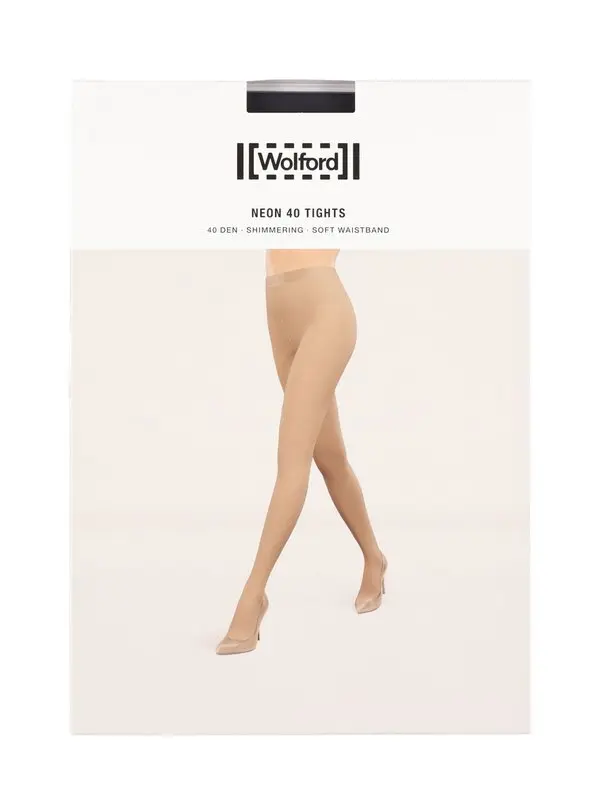 Collant WOLFORD NELE Noir à Motif Géométrique – Taille M, Neuf Avec étiquettes