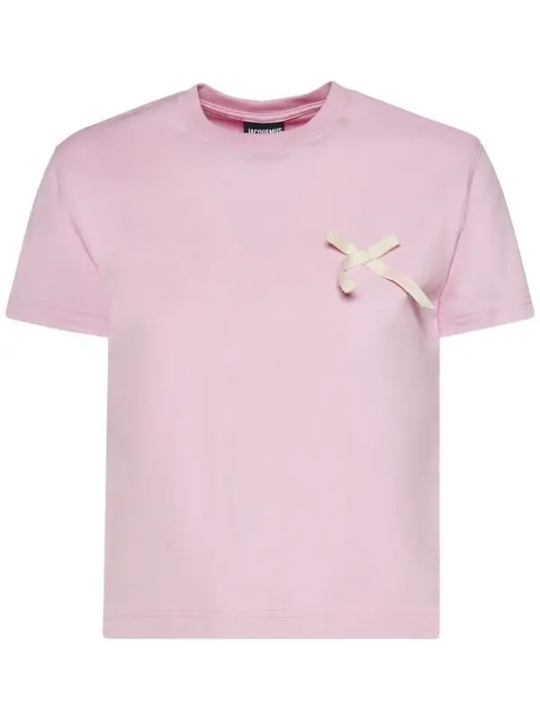 jacquemus pink t shirt