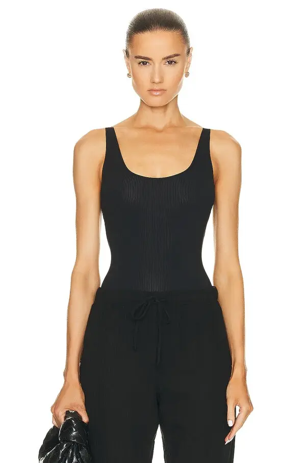 Wolford Beauty Cotton Bodysuit - Jet Black
