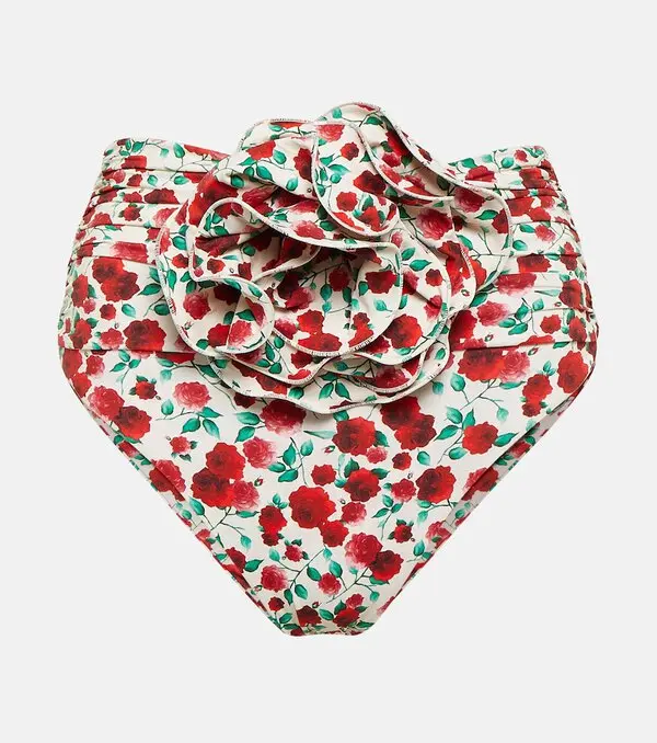 Magda Butrym Corsage Floral Bikini Bottom