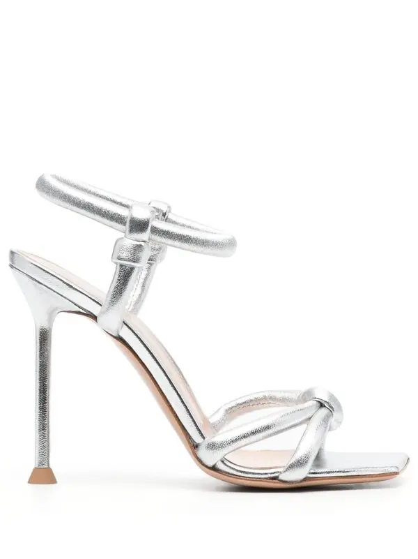 GIANVITO ROSSI Juno 110mm Metallic Sandals