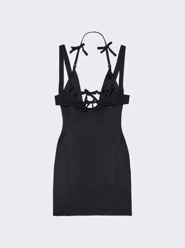 princess polly baby blue dress Jacquemus La Robe Ciceri Mini Dress - Black - 70% Off