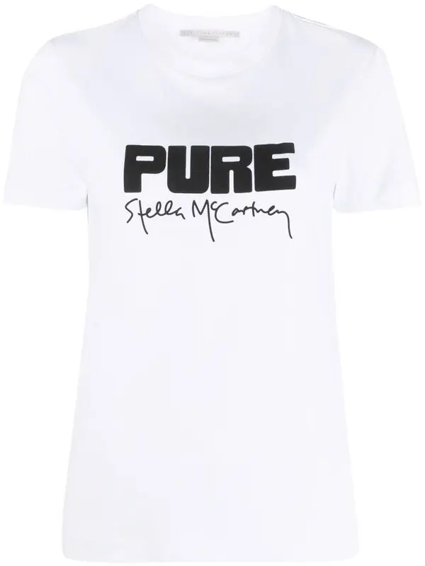 トップス STELLA McCARTNEY White Logo Tshirt Stella Mccartney Logo T-shirt - White - Women | 5112403SPW929000
