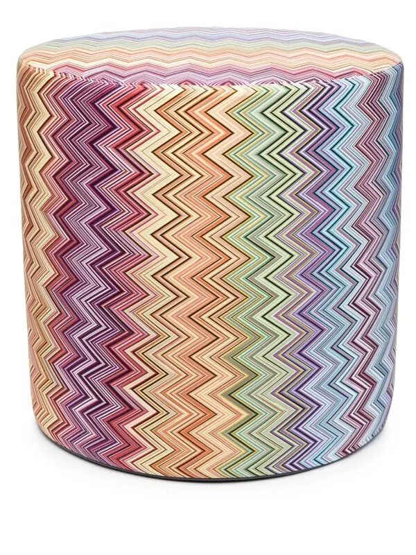 Missoni Zigzag-print Pouf