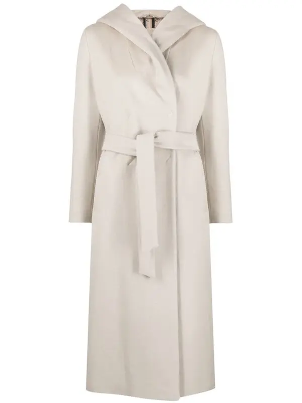 Herno Hooded Virgin Wool Coat