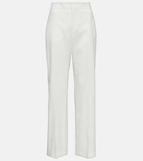 Isabel Marant Scarly Wide-leg Trousers - White