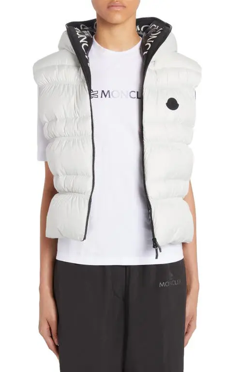 Moncler Weser Hooded Puffer Vest