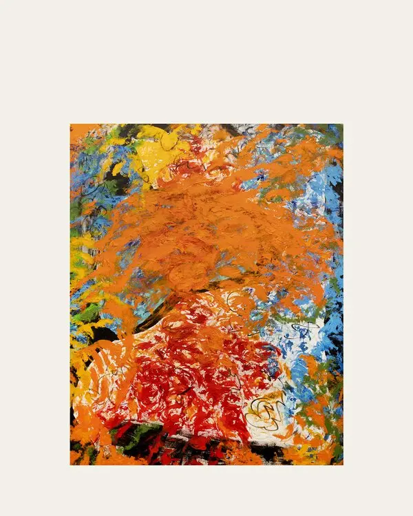 CONTEMPORARY ART PROJECTS USA On Fire" Painting Zammy Migdal
