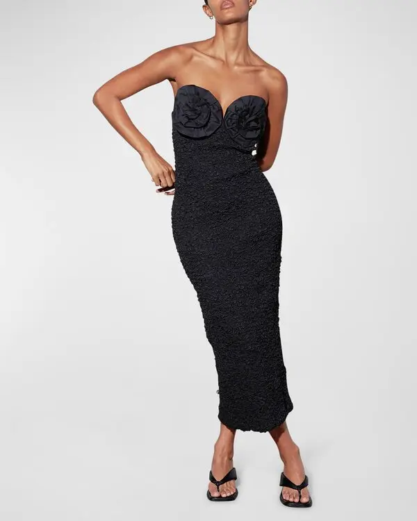 Mara Hoffman Mona Rosette Midi Dress