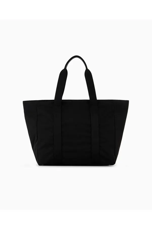 Giorgio Armani Asv Small Nylon Shopper Bag