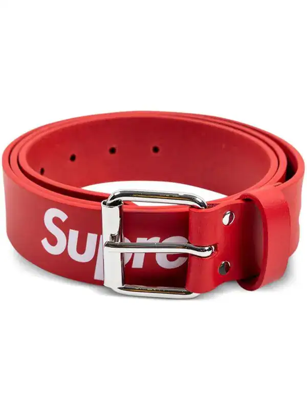 小物 Supreme Repeat Leather Belt SM Supreme Repeat Leather Belt Black - SS22 - US