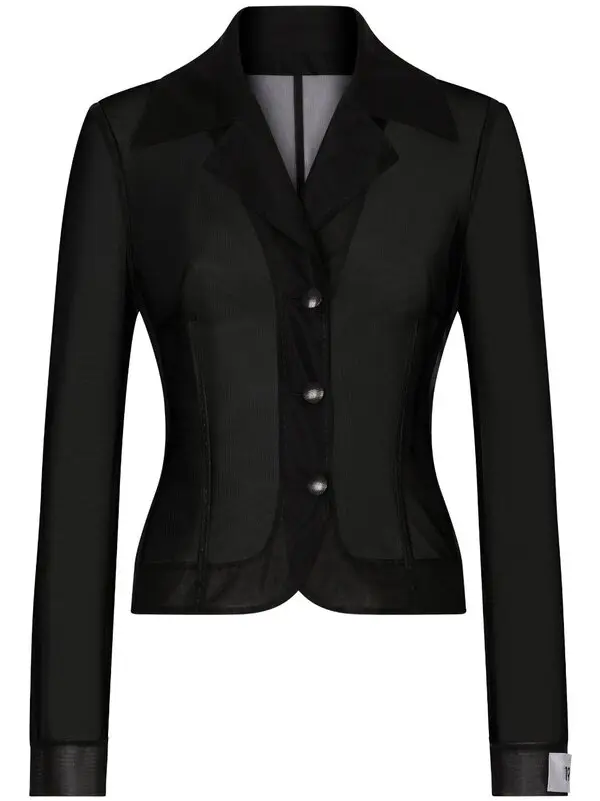 Dolce & Gabbana X Kim Sheer Single-breasted Blazer