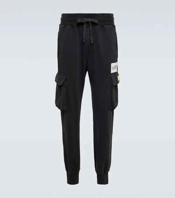 Dolce & Gabbana Logo Tapered Cargo Pants