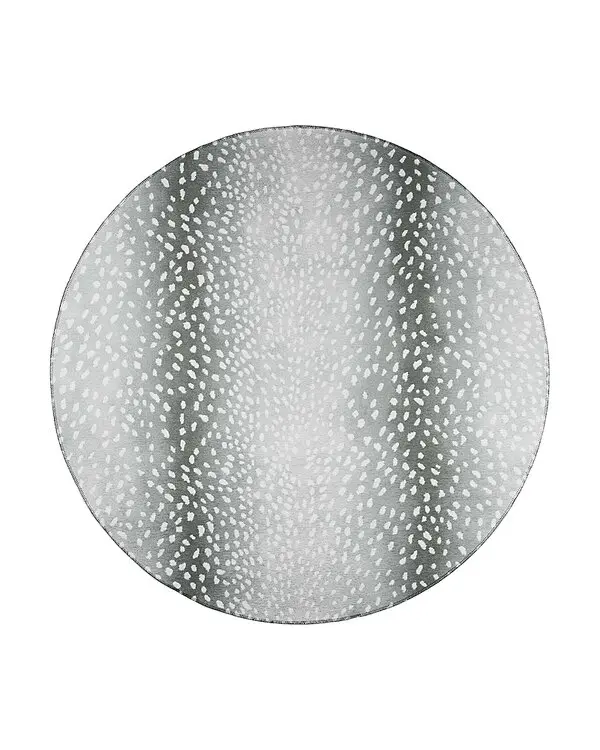 DALYN RUG COMPANY Mali Ml3 Round Area Rug, 8' X 8 - Onyx