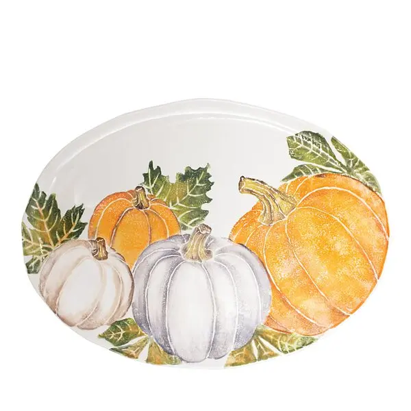 VIETRI Pumpkins Oval Platter - Misc