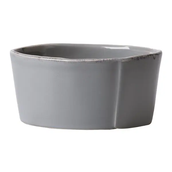 VIETRI Lastra Condiment Bowl - Gray