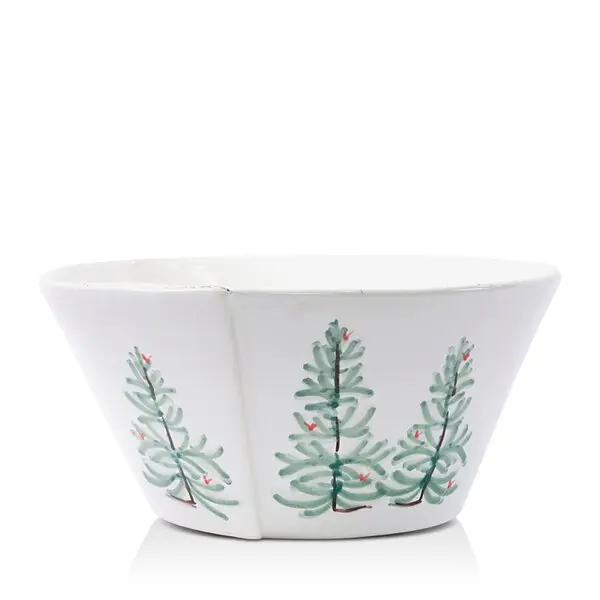 VIETRI Lastra Holiday Large Stacking Serving Bowl - Multi