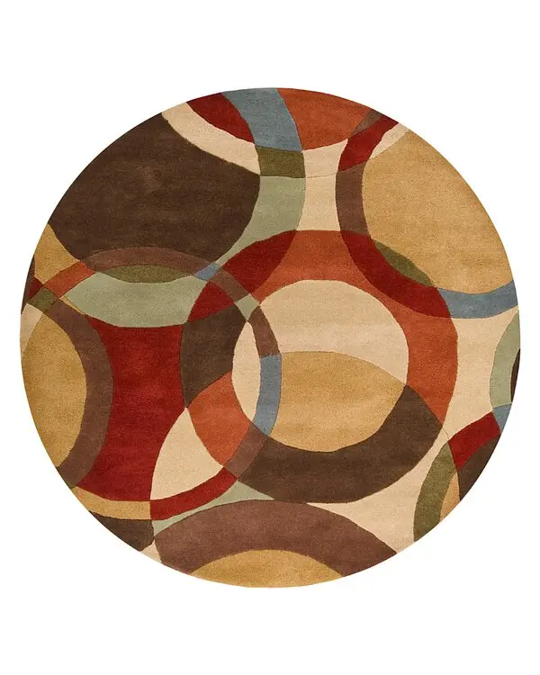 LIVABLISS Forum Fm-7108 Round Area Rug, 6' X 6