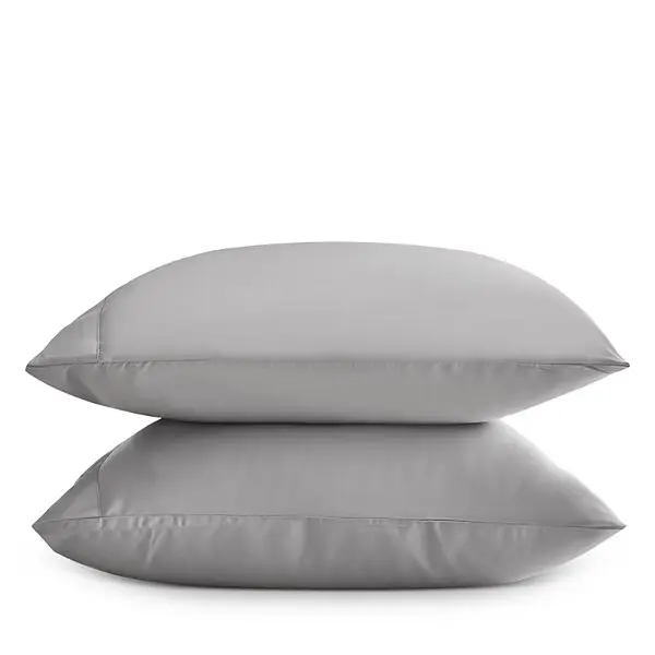 Aqua Eucalyptus King Pillowcase, Pair Exclusive - Dove Gray