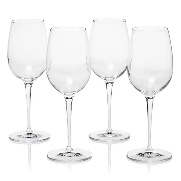 LUIGI BORMIOLI Crescendo 13 Oz. Chardonnay Wine Glasses, Set Of 4