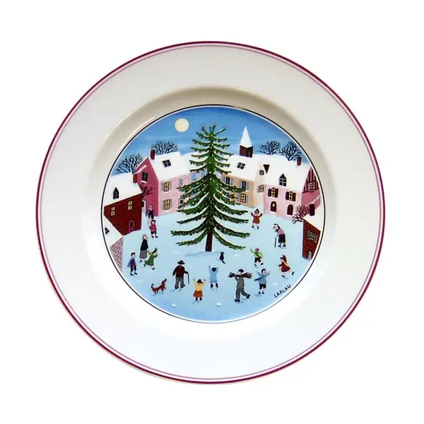 VILLEROY & BOCH Naif Christmas Salad Plate