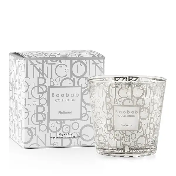 BAOBAB COLLECTION My First Baobab Platinum Candle, 6.7 Oz