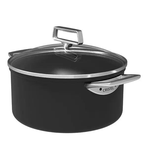 CRISTEL Castel Pro Ultrlau 5.5 Qt. Nonstick Stew Pan