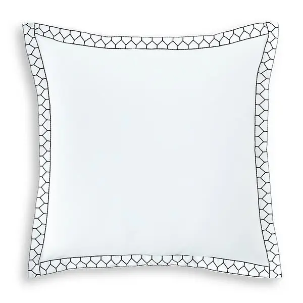 JOHN ROBSHAW Stitched Euro Sham - Gray