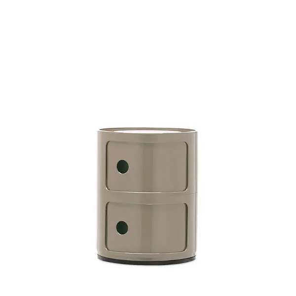 KARTELL Componibili Colors 2 Tier Storage Tower - Dove Gray