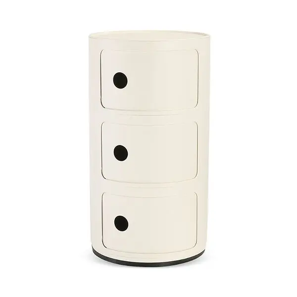 KARTELL Componibili Recycled 3 Tier Storage Tower - White
