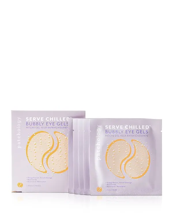 PATCHOLOGY Serve Chilled Bubbly Eye Gels, Set Of 5