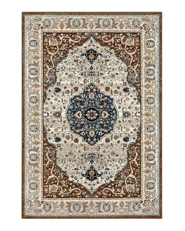 KARASTAN Zephyr Chronos Area Rug, 8' X 10 - Rust