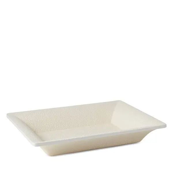 Aerin Shagreen Rectangular Vide Poche - Cream
