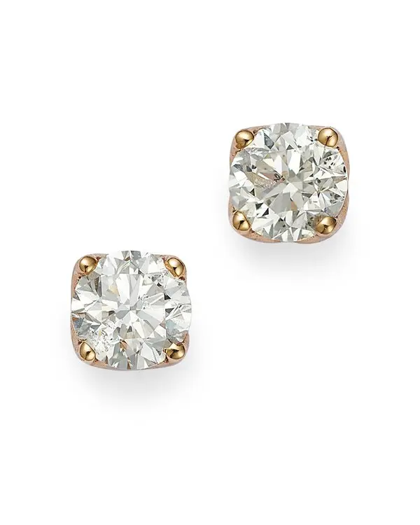 Bloomingdale'S Diamond Tulip Stud Earrings 1.0 Tcw
