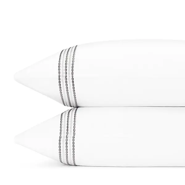 HOME TREASURES Stella Standard Pillowcase, Pair - Slate Gray