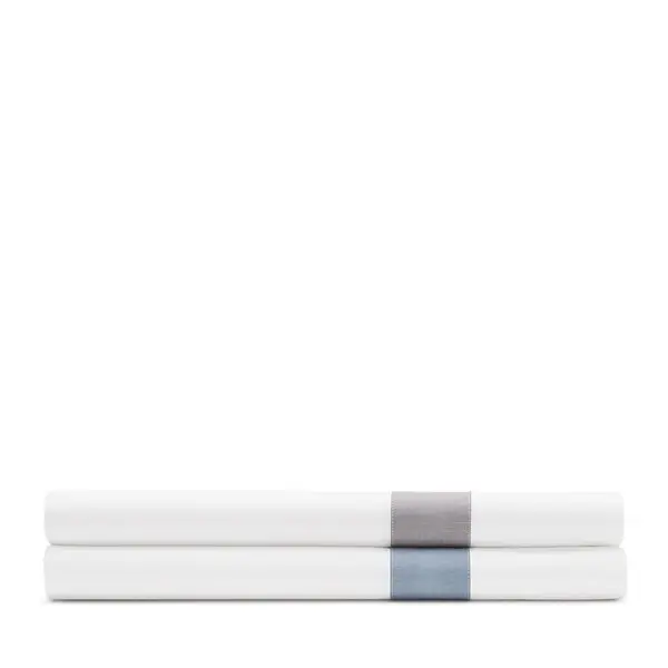 HOME TREASURES Gaia Flat Sheet, Queen - White/granite