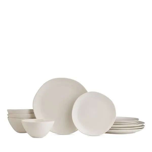 PORTMEIRION Sophie Conran Arbor 12 Piece Set, Service For 4 - White